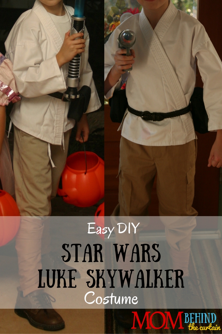 Star Wars Luke Skywalker DIY costume • Mom Behind the Curtain